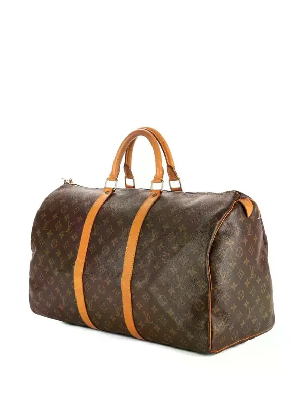 LOUIS VUITTON Keepall Monogram Holdall - Brown