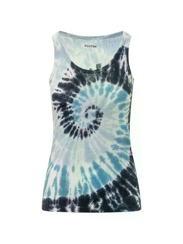 KUJTEN Tie-dye Sleeveless Top