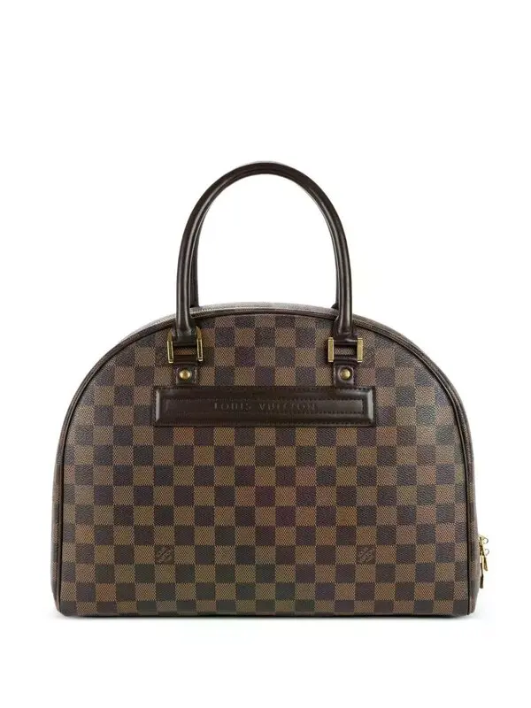LOUIS VUITTON Nolita Damier Ebene Tote Bag - Brown