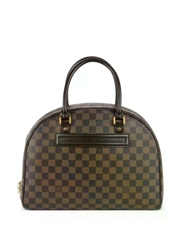 LOUIS VUITTON Nolita Damier Ebene Tote Bag - Brown