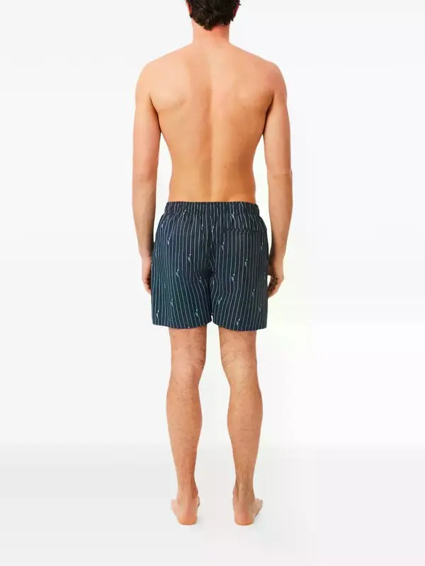 Lacoste Pinstripe Swim Shorts