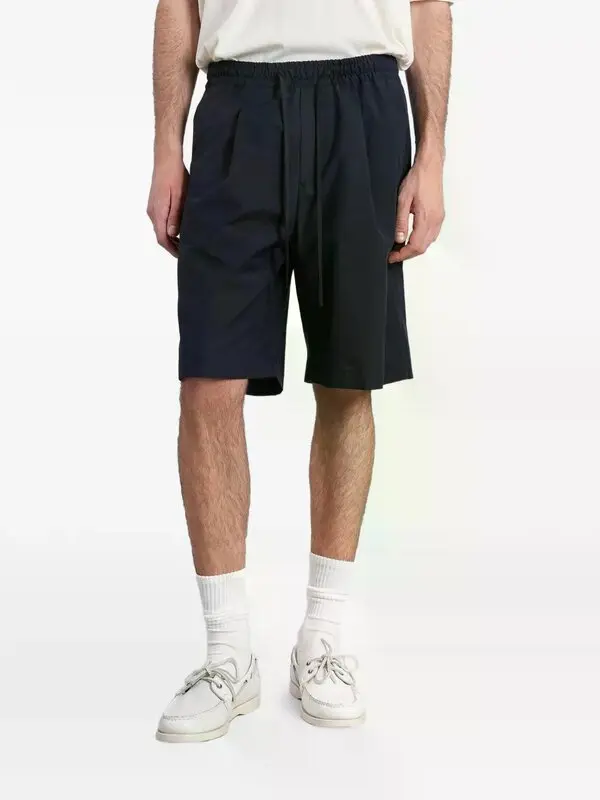 GREYED Davis Pleated Shorts - Blue