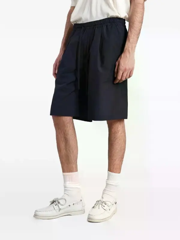 GREYED Davis Pleated Shorts - Blue
