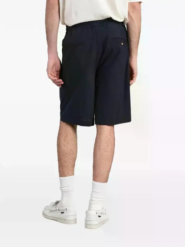 GREYED Davis Pleated Shorts - Blue