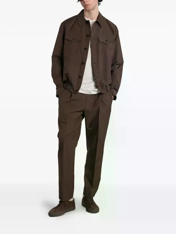 GREYED Ali Pleated Trousers - Brown