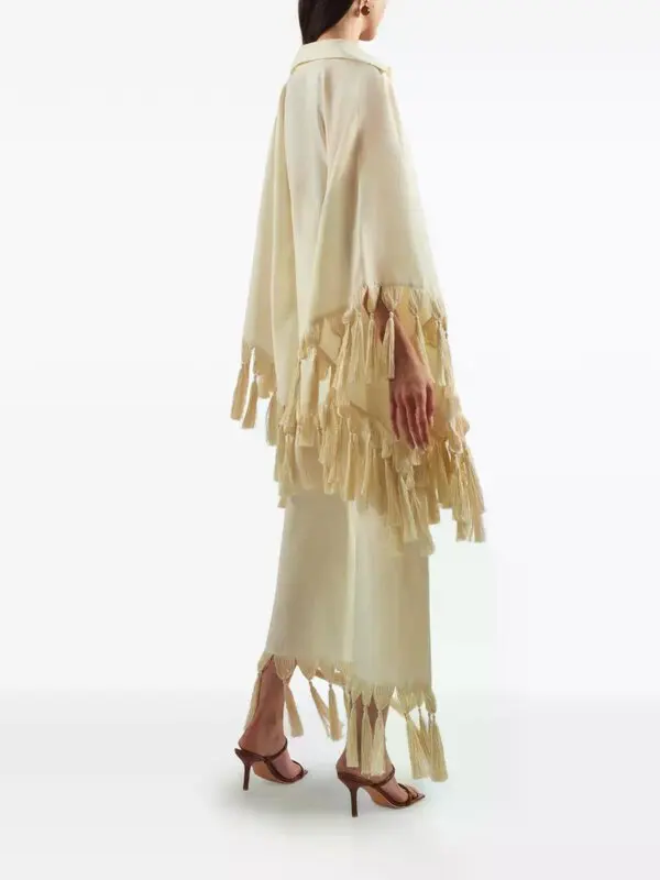 TALLER MARMO Aguas Blancas Tassel-trimmed Kaftan