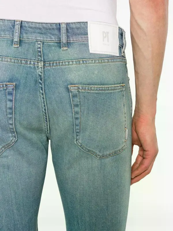 PT TORINO Stonewashed Slim-cut Jeans