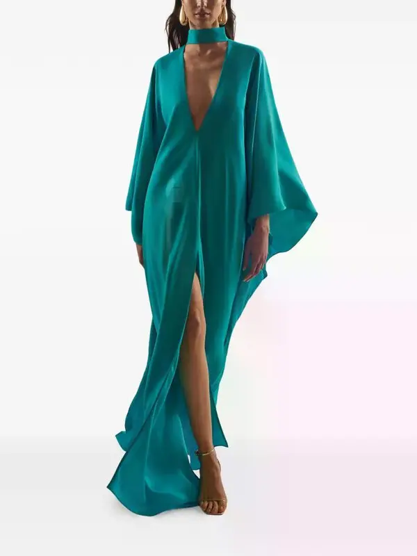 TALLER MARMO Ooo Choker-neck Maxi Dress