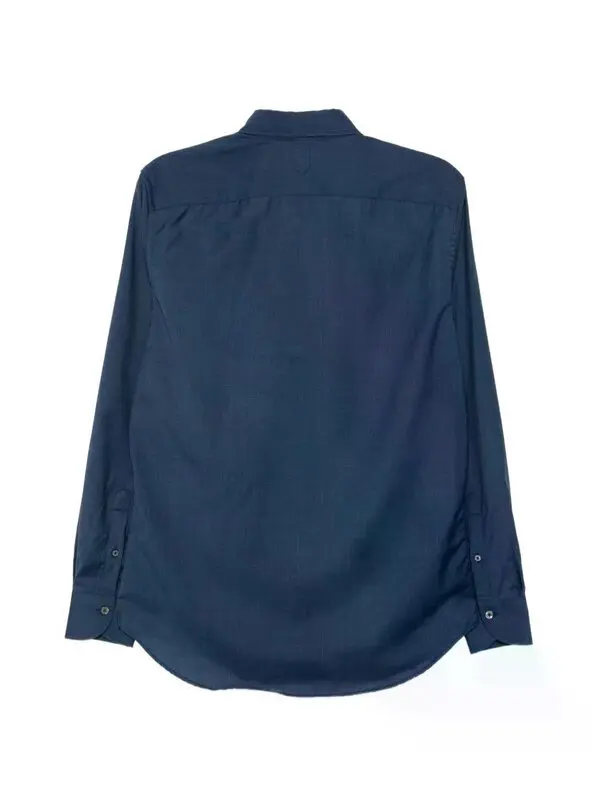 Canali Button-up Wool Shirt