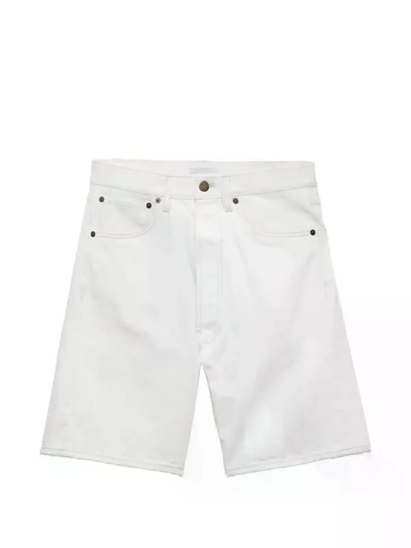 Prada Washed Denim Bermuda Shorts