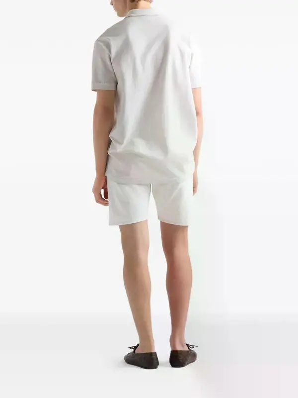 Prada Washed Denim Bermuda Shorts
