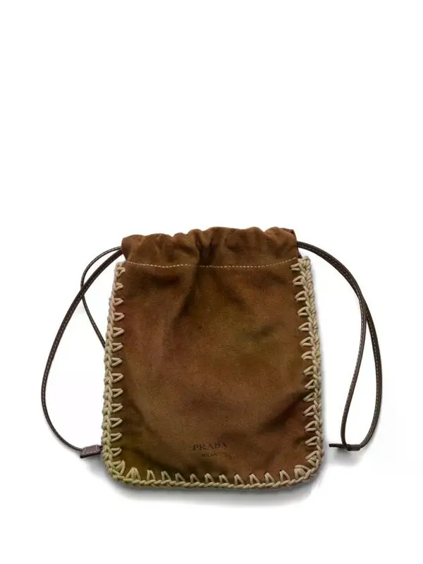 Prada Suede Smartphone Case - Brown
