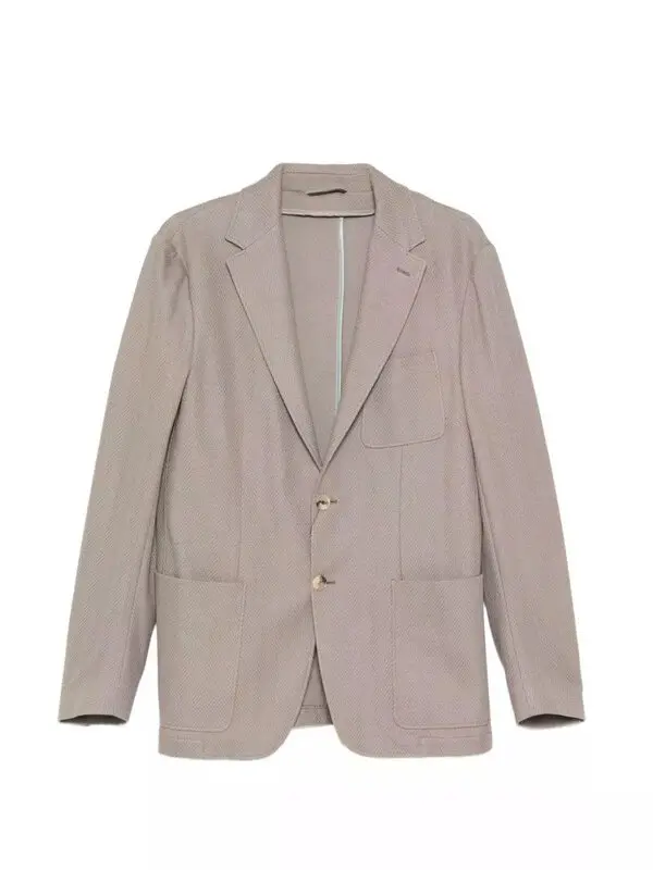 Canali Herringbone Blazer - Grey