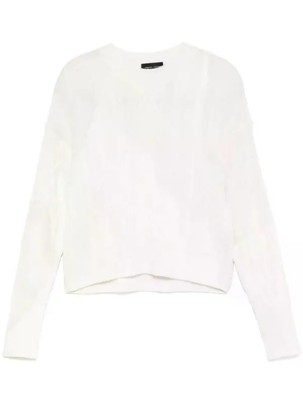 ROBERTO COLLINA Cable-knit Sweater
