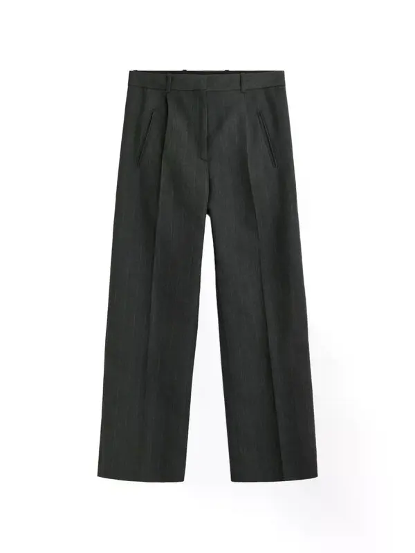 Our Legacy Universe Pinstriped Pleated Trousers