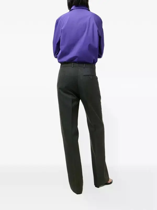 Our Legacy Universe Pinstriped Pleated Trousers