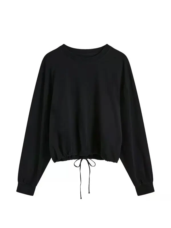 ST. AGNI Long-sleeve Drawstring Hem Sweatshirt