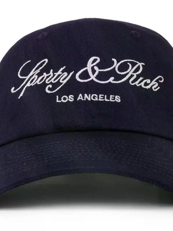 SPORTY & RICH Logo Baseball Cap - Blue