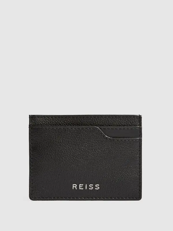 REISS Cabot Leather Card Holder