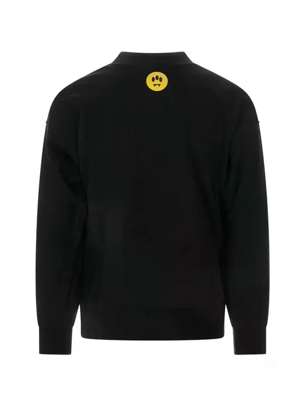 BARROW Jersey Logo Print Crew Neck Sweater