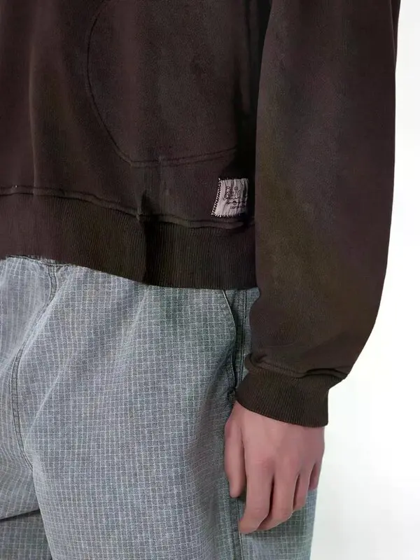 BRAIN DEAD Half-zip Collared Sweater