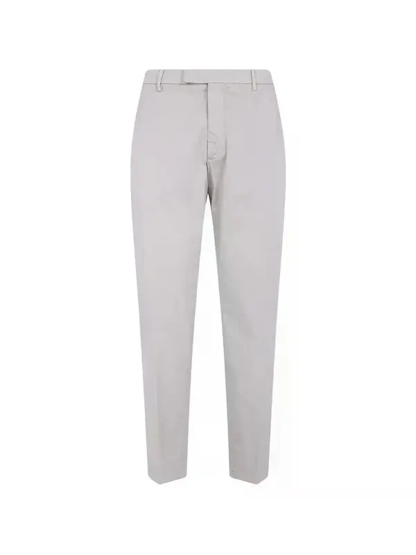 MICHAEL COAL Straight-leg Cotton Trousers - Neutrals