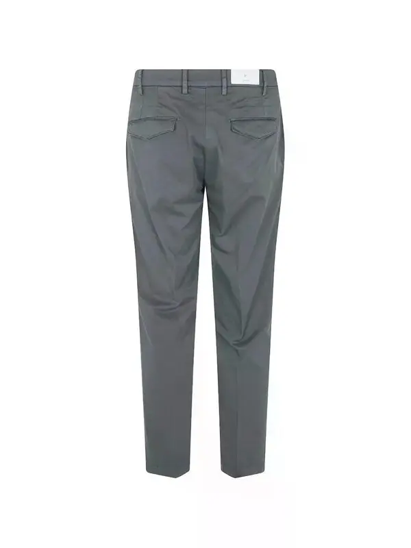 MICHAEL COAL Flap-pocket Trousers - Grey