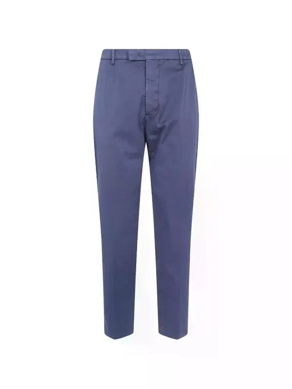 MICHAEL COAL Cotton-twill Trousers - Blue