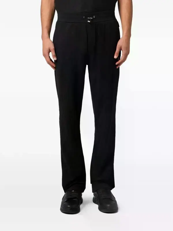 Philipp Plein Monogram-jacquard Track Pants