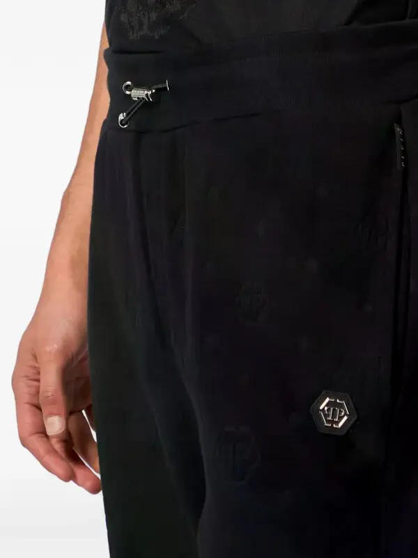 Philipp Plein Monogram-jacquard Track Pants