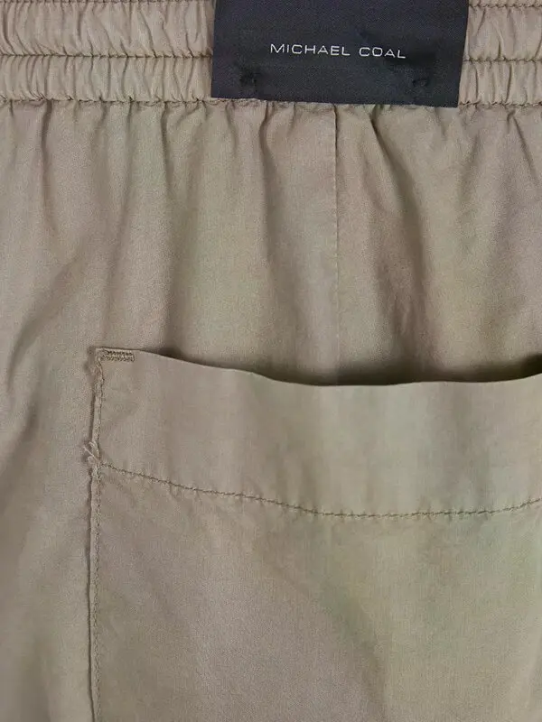 MICHAEL COAL Drawstring-waist Track Shorts
