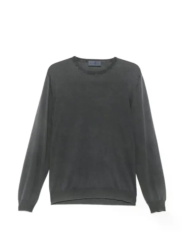 DELLA CIANA Crew Neck Long-sleeve Sweater