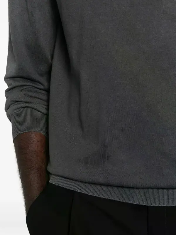 DELLA CIANA Crew Neck Long-sleeve Sweater