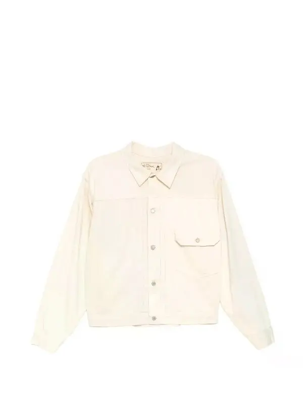 ORSLOW Pleated-detail Denim Jacket