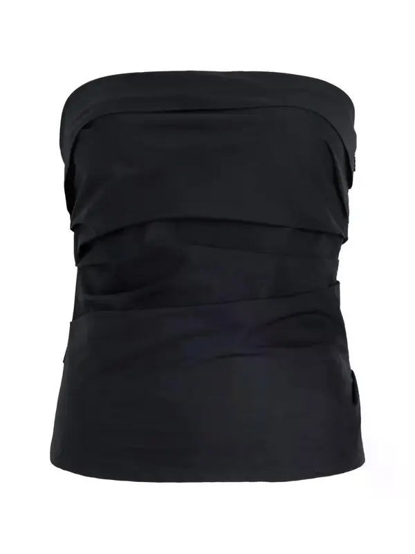 Proenza Schouler White Label Maisy Strapless Top - Black