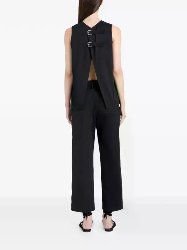 Proenza Schouler Belted Trousers - Black