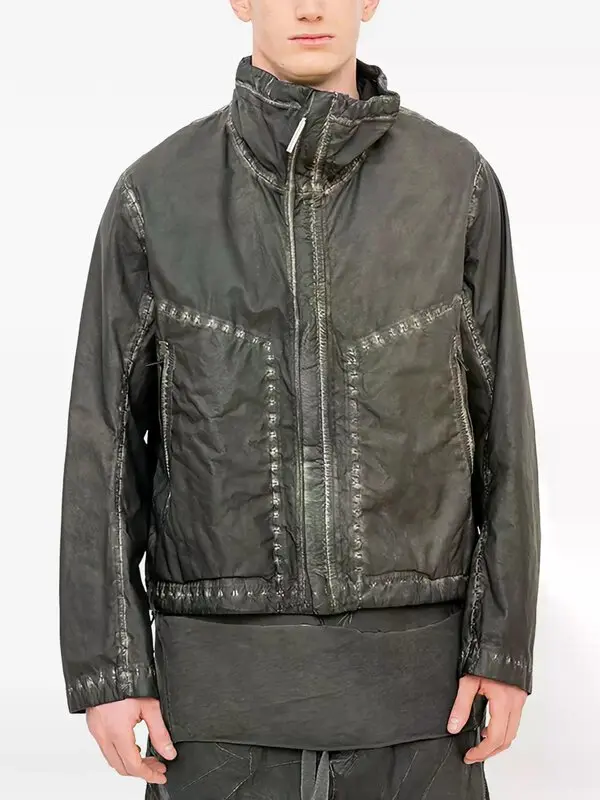 ISAAC SELLAM EXPERIENCE Clairvoyant Membrane Leather Jacket