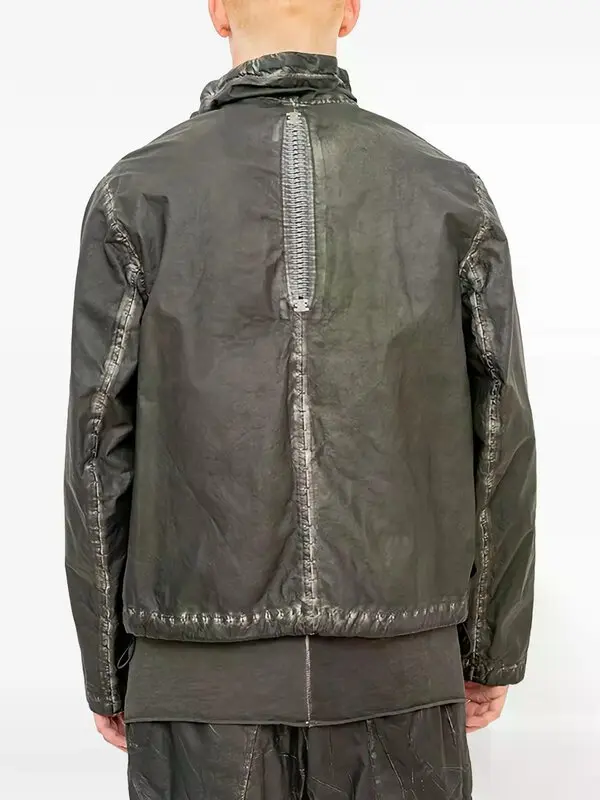 ISAAC SELLAM EXPERIENCE Clairvoyant Membrane Leather Jacket