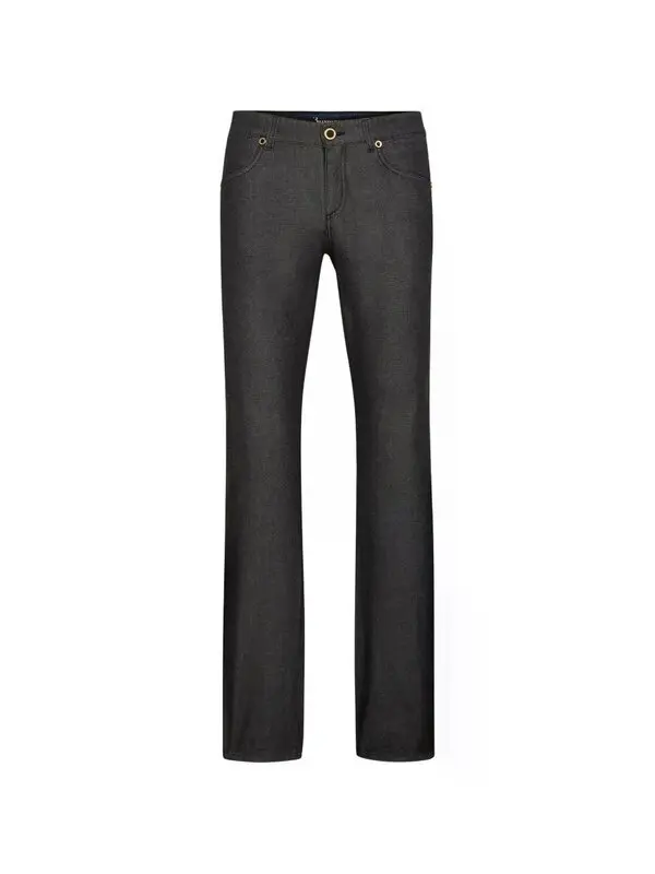 BILLIONAIRE Logo-plaque Regular-fit Jeans - Grey