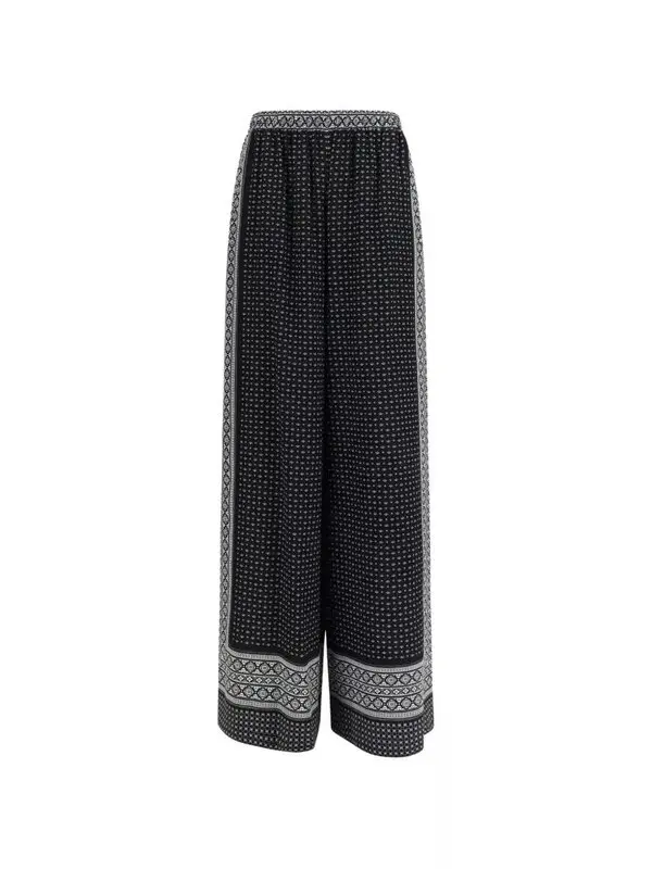 Ermanno Scervino Geometric-print Palazzo Pants