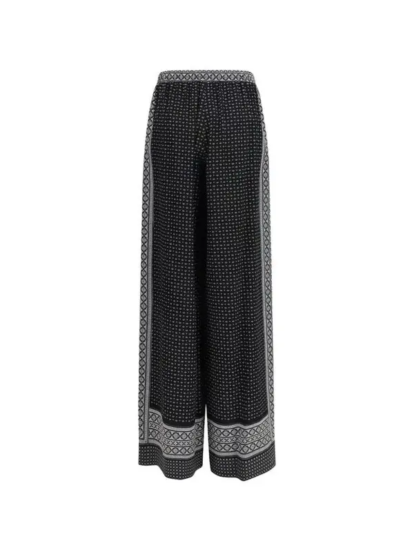 Ermanno Scervino Geometric-print Palazzo Pants