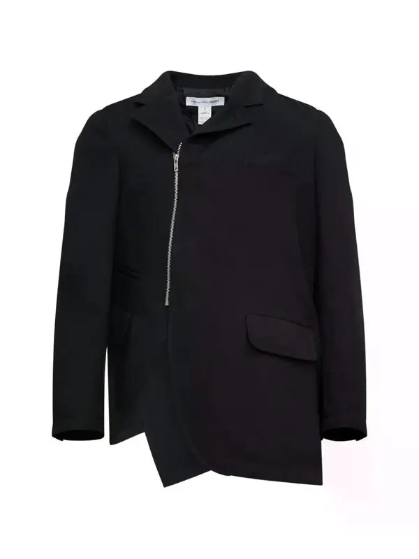 Comme Des Garçons Asymmetric Zip-fastening Jacket