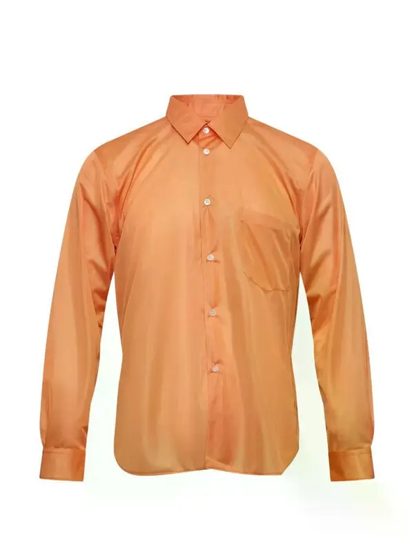 Comme Des Garçons Button-up Shirt - Orange