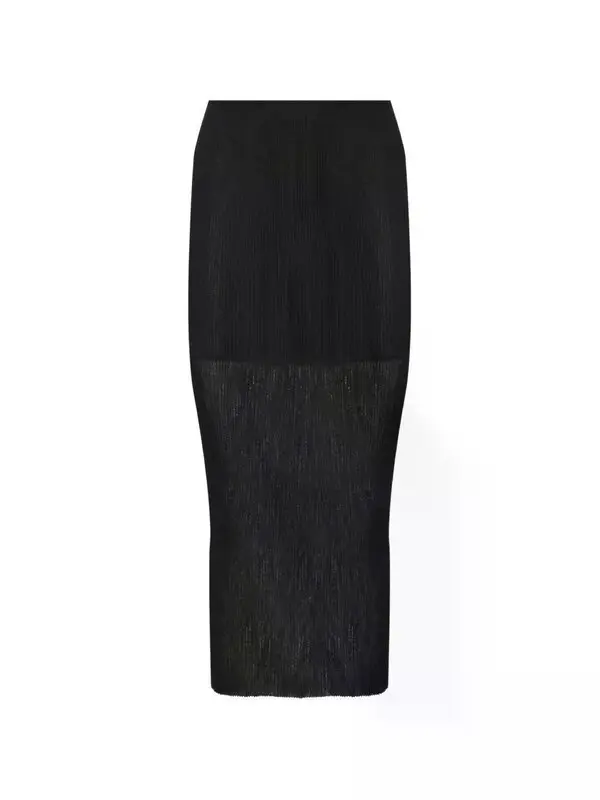 Alberta Ferretti Ribbed-knit Skirt