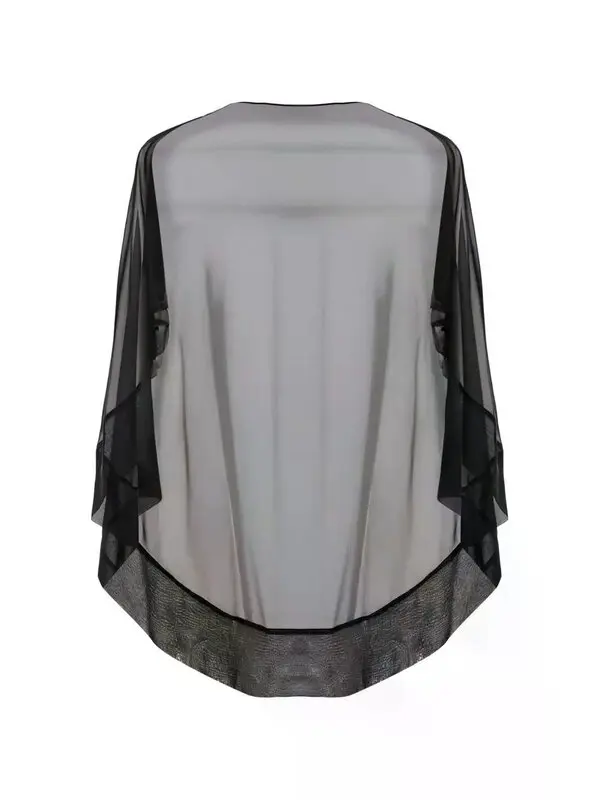 Alberta Ferretti Sheer Panelled Top