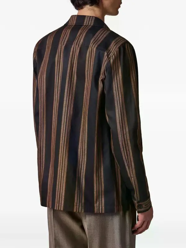 Paul Smith Vertical-stripe Chest-pockets Shirt
