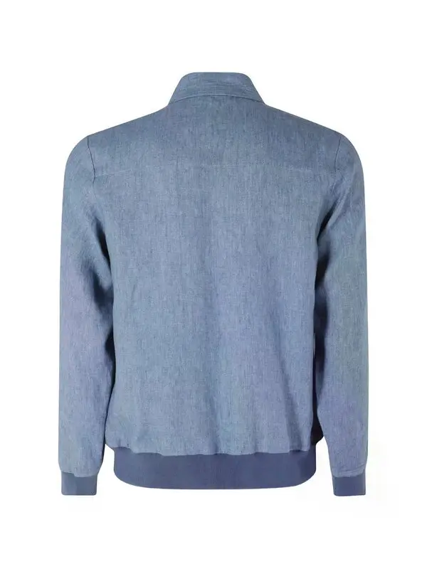 GRAN SASSO Zip-up Ribbed-trim Jacket