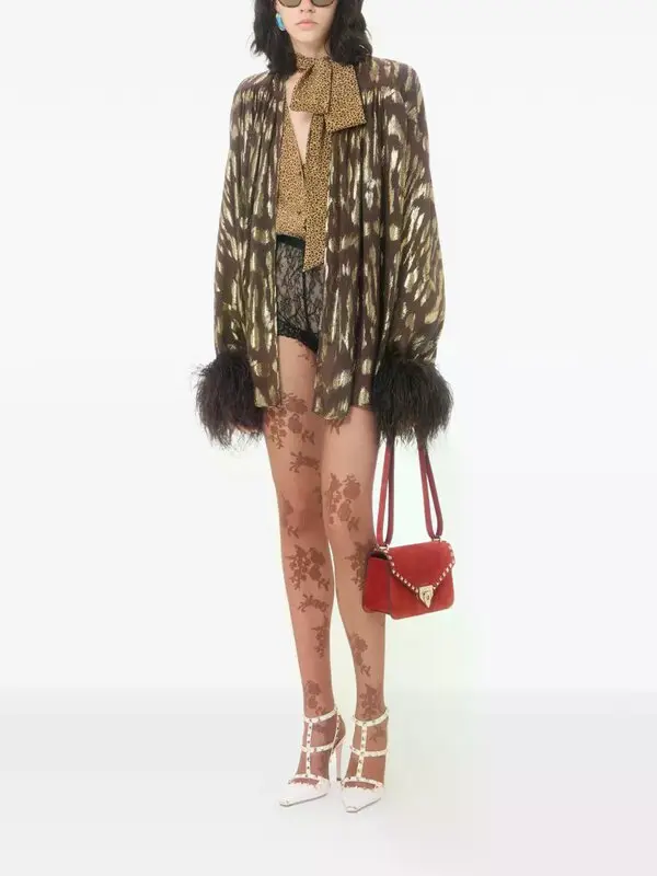 Valentino Garavani Rockstud Small Suede Crossbody Bag