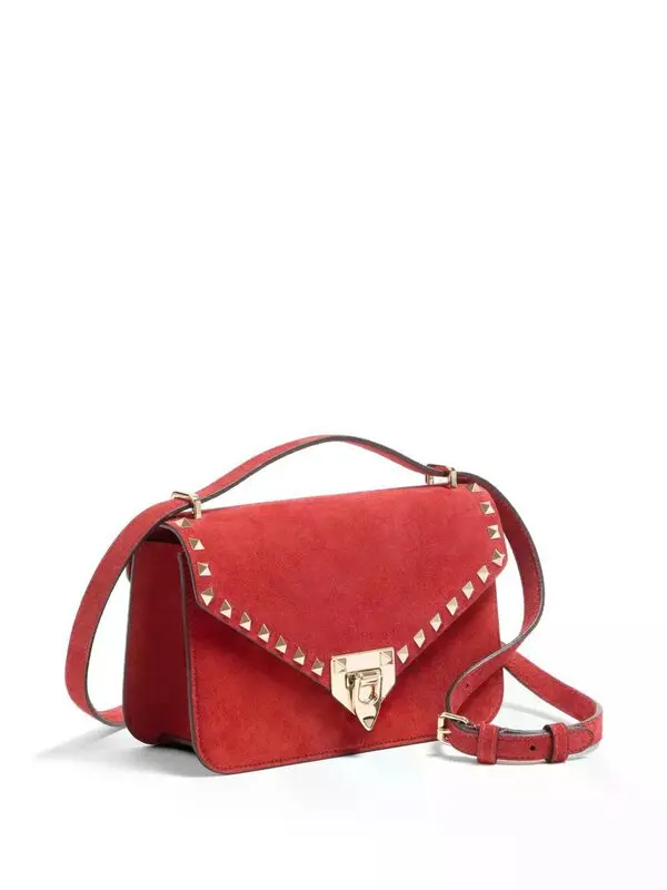 Valentino Garavani Rockstud Small Suede Crossbody Bag