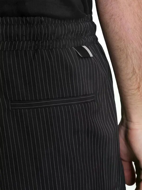STATE OF ORDER Pinstripe Pattern Drawstring Shorts